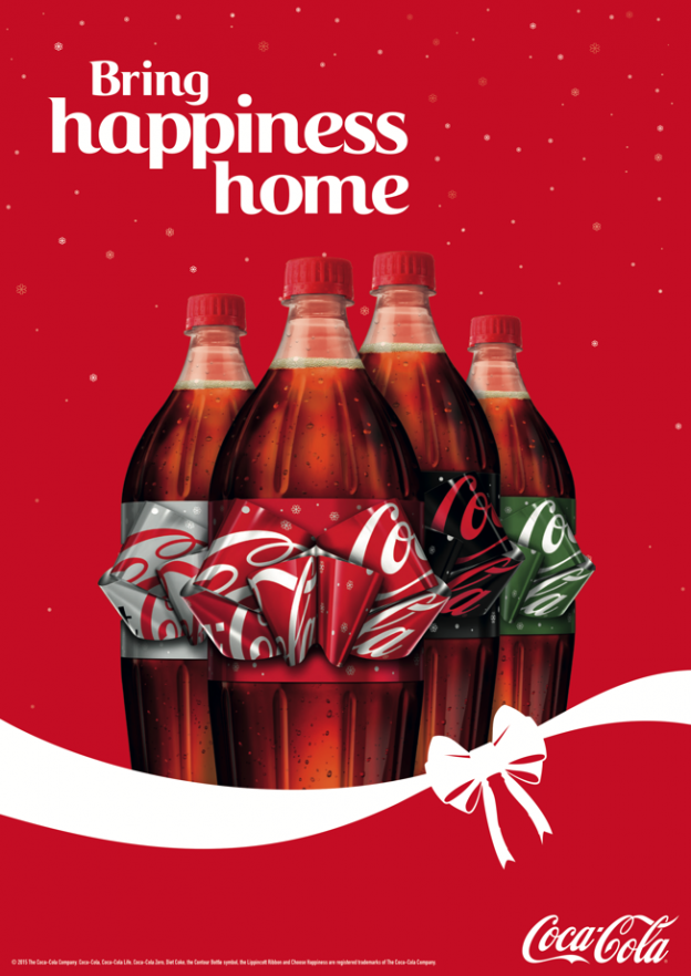 Coca-Cola transforma rótulo em laço de presente | Inspirad